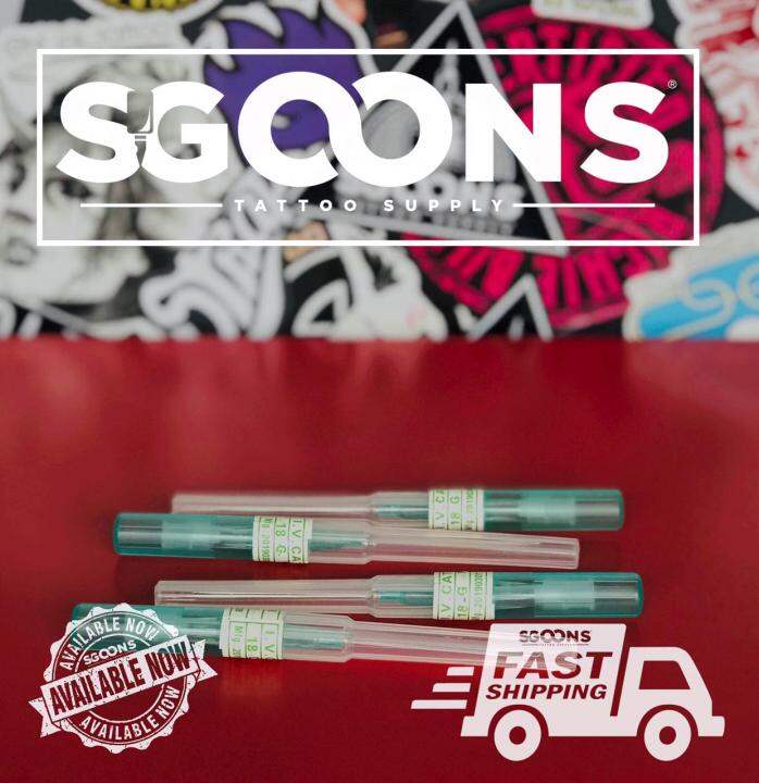 Tattoo Disposable IV Catheter 18G Body Piercing | SGOONS TATTOO SUPPLY ...