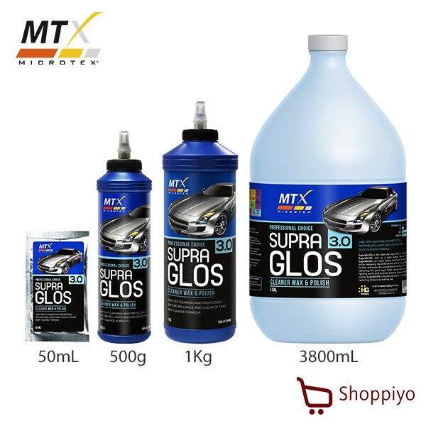 Microtex (MTX) Car Care Auto Detailing SupraGlos Car Wax 50ml easy to ...