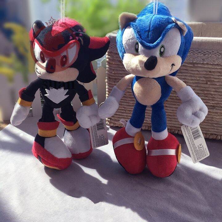 Sonic The Hedgehog Plush Knuckles Silver Tails Stuffed Teddy Bear Soft ...
