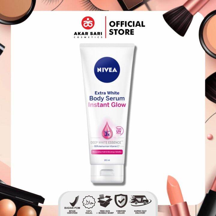 Nivea Extra White Body Serum Instant Glow 180 Ml Lazada Indonesia