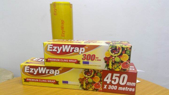 Ezywrap - Food Wrap -保鲜膜 - Premium Cling Wrap - Cling Film [300mm ...