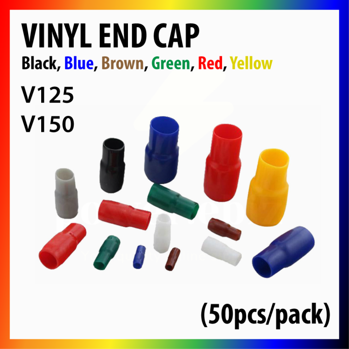 VINYL END CAP V125 V150 (50PCS/PACK) | Lazada