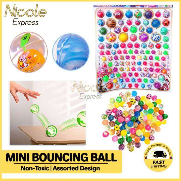 4pcs Bundle Pack Bouncing Ball Toy, Assorted Colorful Design Gift for ...