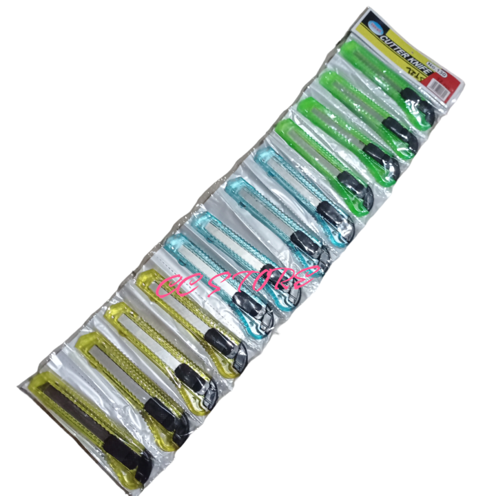 Cutter Besar 1 Renceng Isi 12 Pisau Cuter | Lazada Indonesia