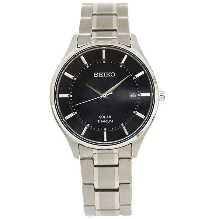 Seiko Selection Titanium Solar SBPX103 JDM Black Dial Analog WR100m ...