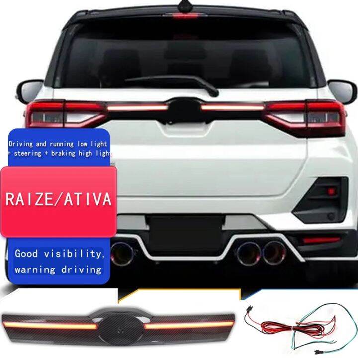 Car LED Extended Tailight Start Streamer Brake Light for Toyota Raize ...