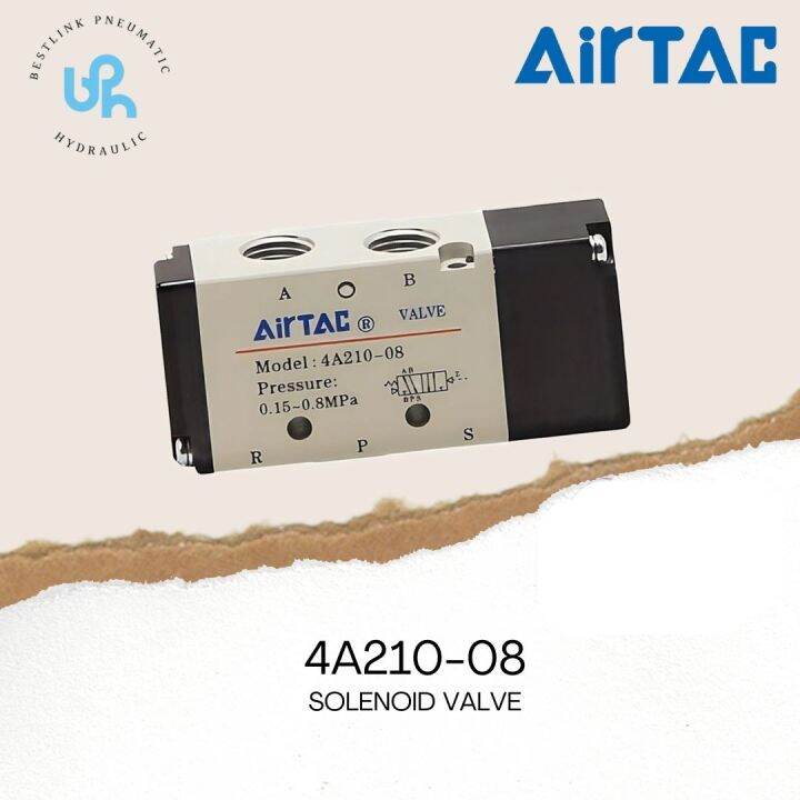 AIRTAC 4A210-08 SINGLE PILOT SOLENOID VALVE | Lazada Indonesia