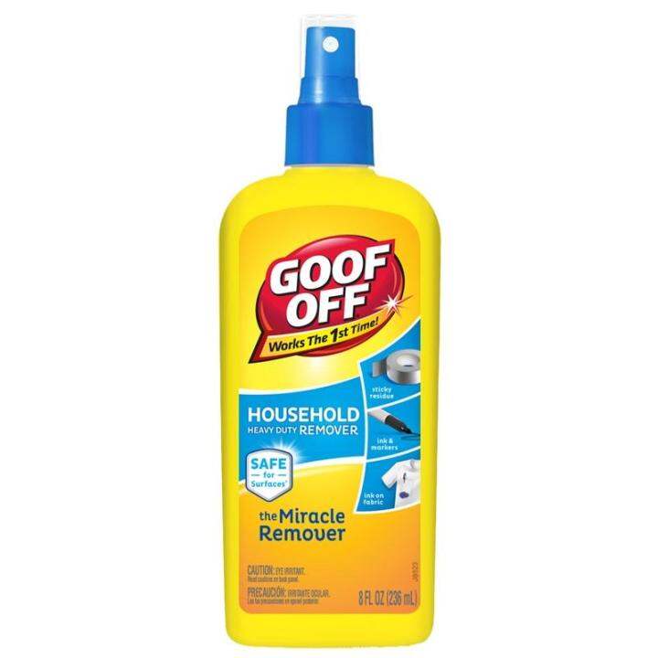 Goof Off Household Heavy Duty Residue Ink Remover the Miracle Remover ...