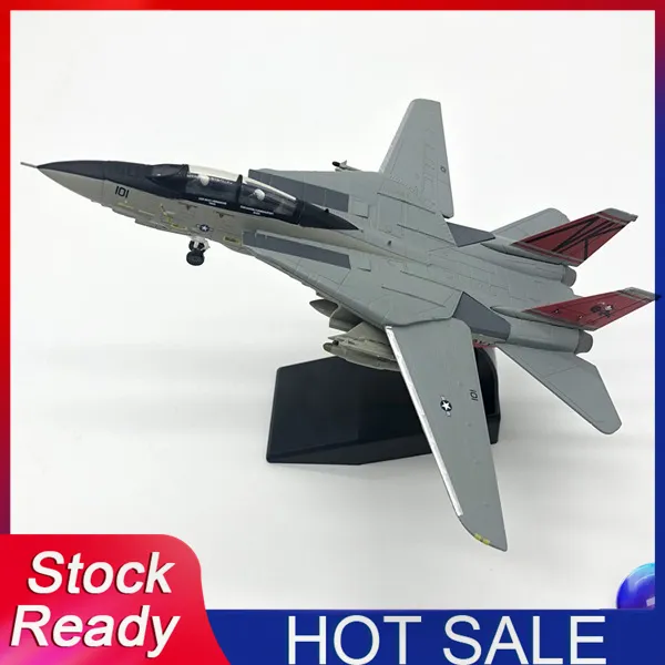 1/100 Scale Diecast Airplanes F14 Tomcat Plane Jet Model for Collection ...