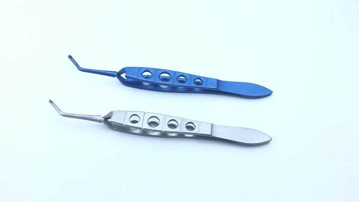 Ophthalmic Scleral Plug Forceps Ophthalmic Eye Surgical Tweezers ...