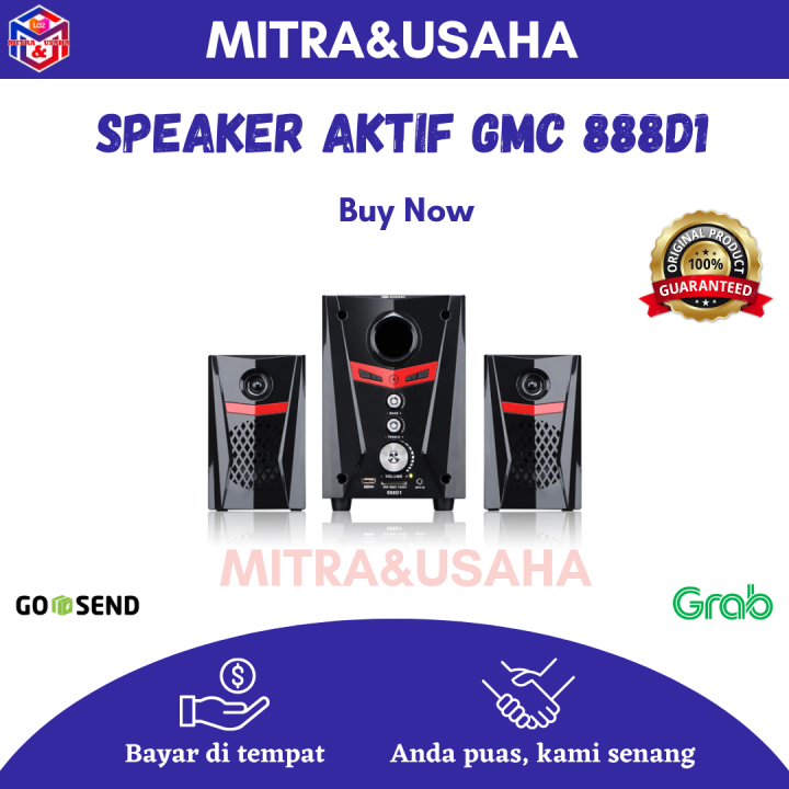 Speaker Aktif GMC 888D1 Bluetooth | Lazada Indonesia