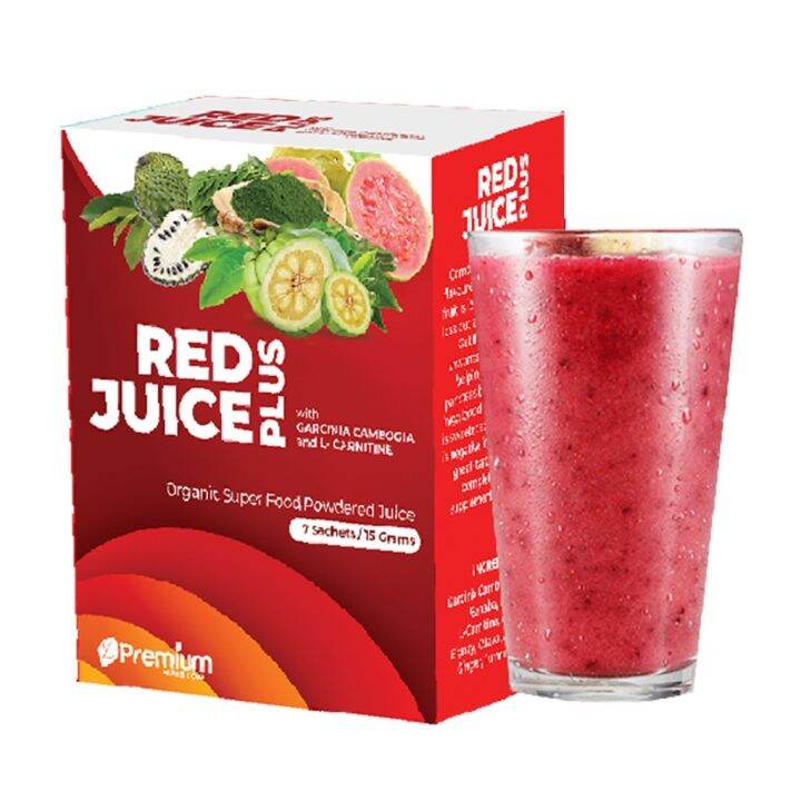 Red Juice Plus (7 Sachets or good for 3-4 Liters) Organic Super Food ...