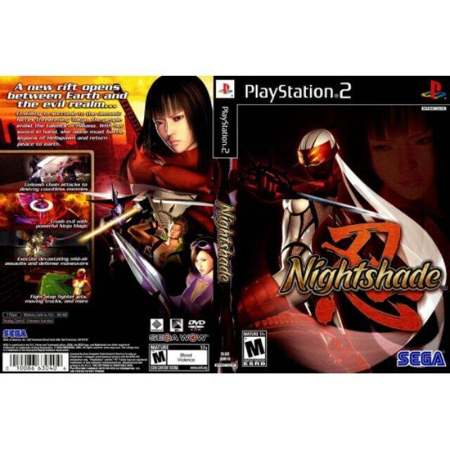 PS2 GAMES COLLECTION (Nightshade) | Lazada