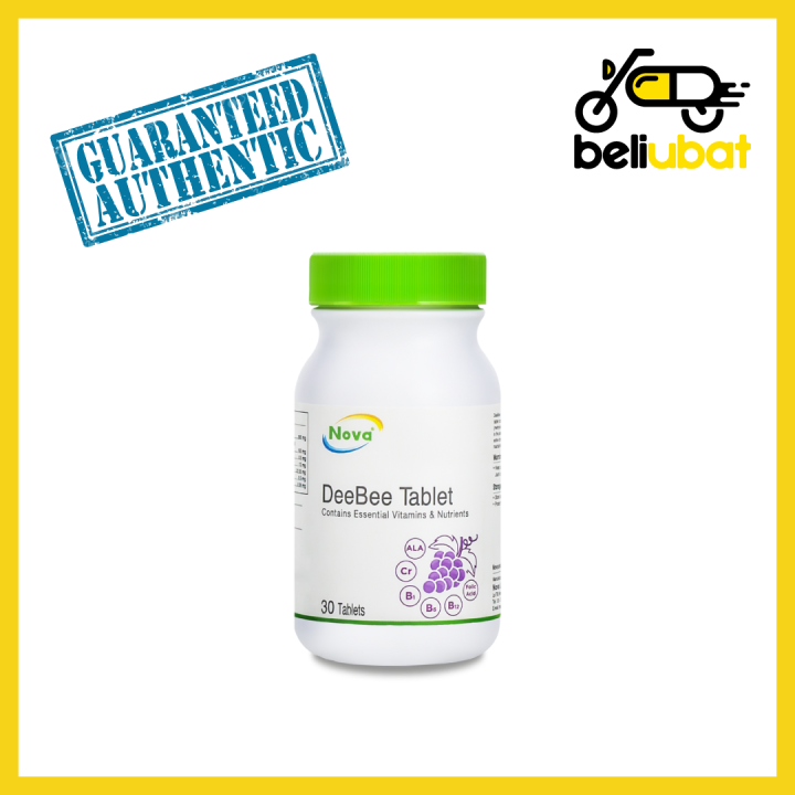 Nova Deebee Vit B12, Grape Seed Tablet 30's | Lazada