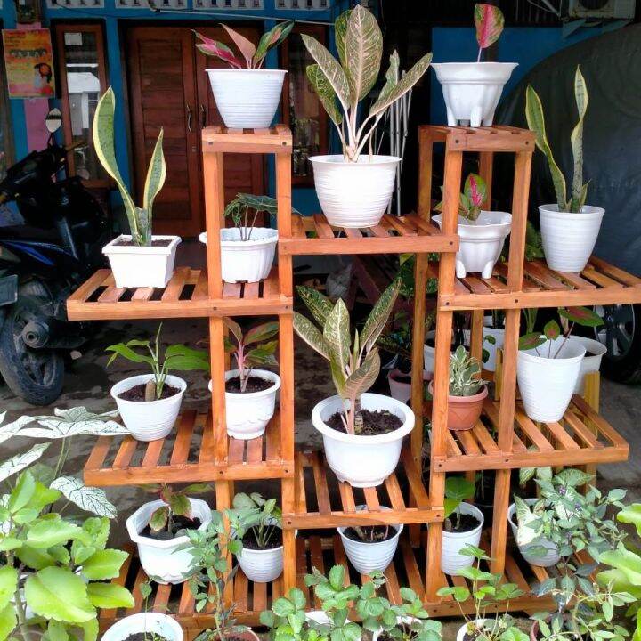 Rak Pot Bunga Rak Bunga Besar Rak Pot Bunga Rak Susun Bunga Banyak Pot ...