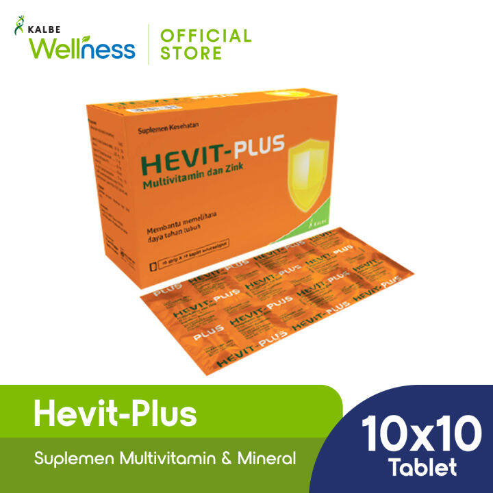 Hevit Plus 100tablet - Multivitamin & Zinc | Lazada Indonesia