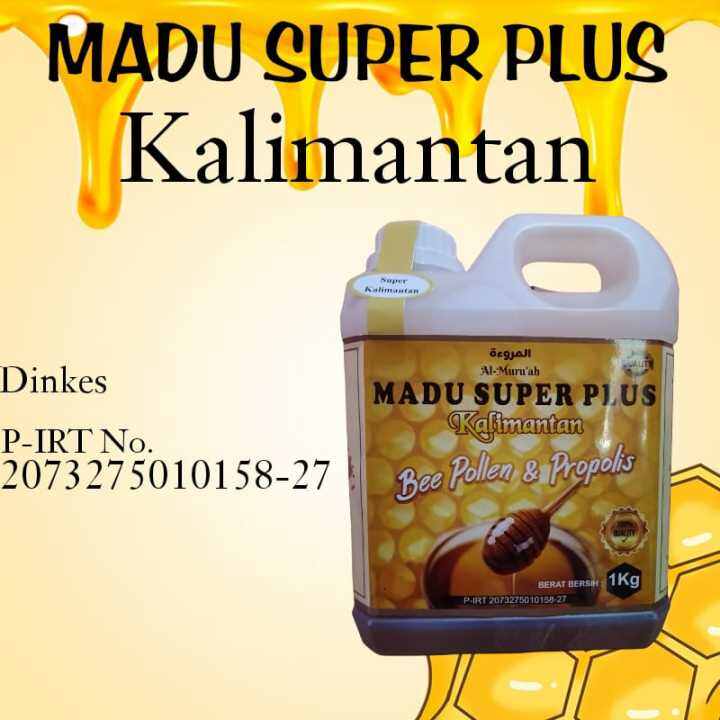 Best Seller Madu Super Kalimantan isi 1000 gram - Bee Pollen dan ...