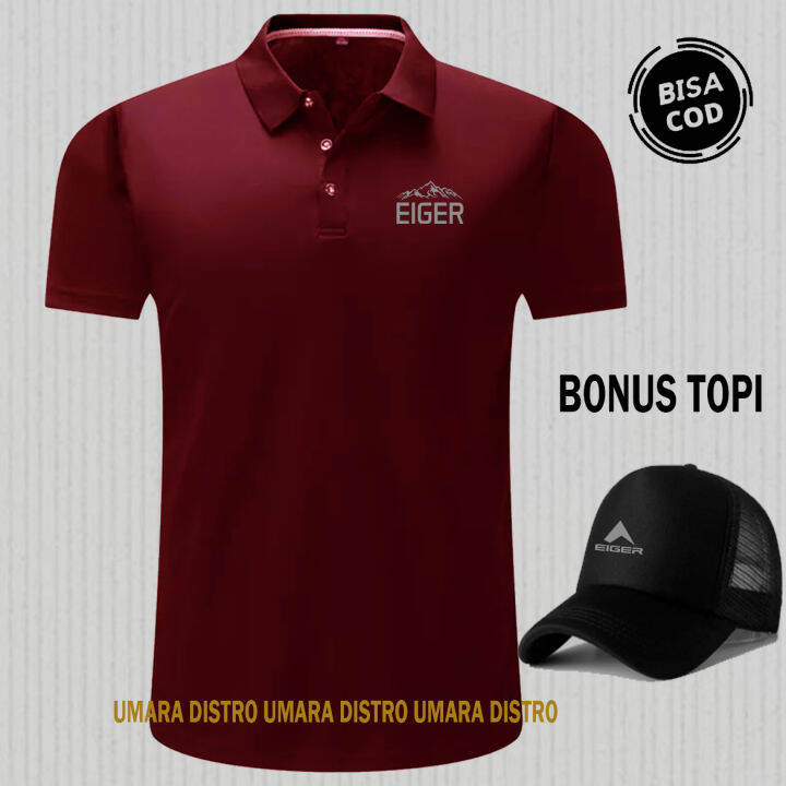 NEW COD BONUS TOPI..!!! Polo Kerah Eiger Gunung Text Silver / Kaos ... NEW COD BONUS TOPI..!!! Polo Kerah Eiger Gunung Text Silver / Kaos ...