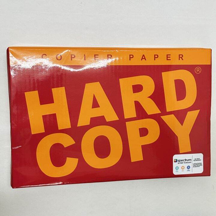 HARD COPY Copier Paper 500 sheets 70gsm long/short/A4 | Lazada PH