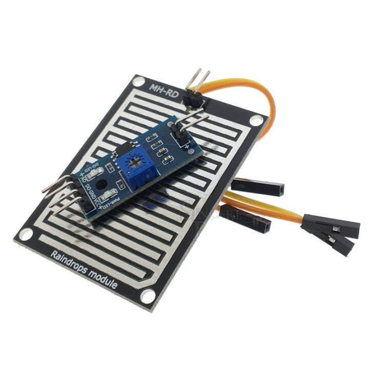 1PCS/3PCS DC 3.3V-5V Raindrops Detection Sensor Module Dual Double ...