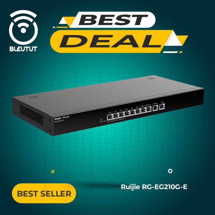 Ruijie Reyee RG-EG210G-E Rackmount 10-port Gigabit Cloud Managed router ...