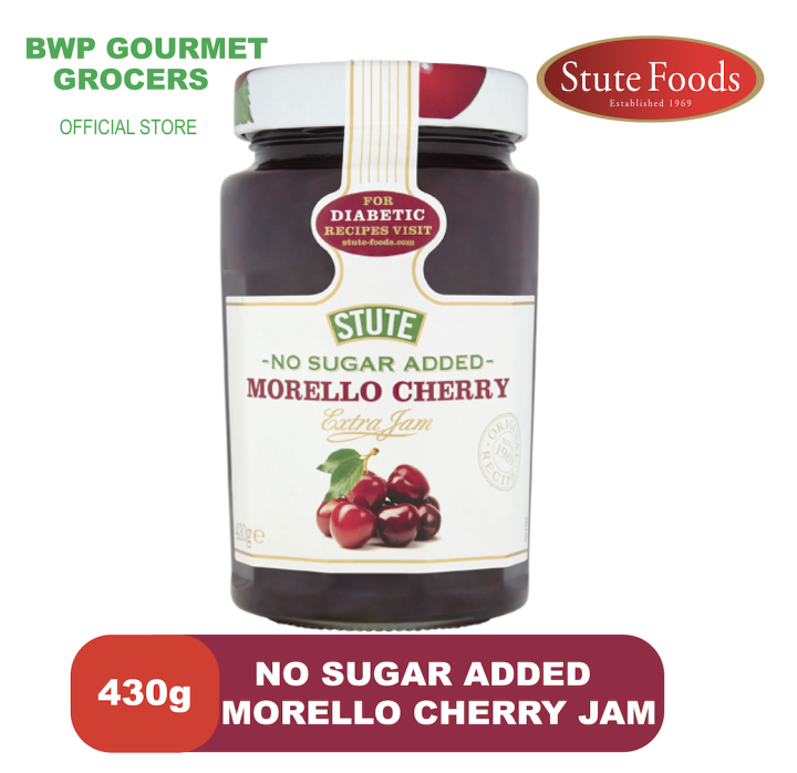 Stute No Sugar Added Morello Cherry Jam (430g) | Lazada PH