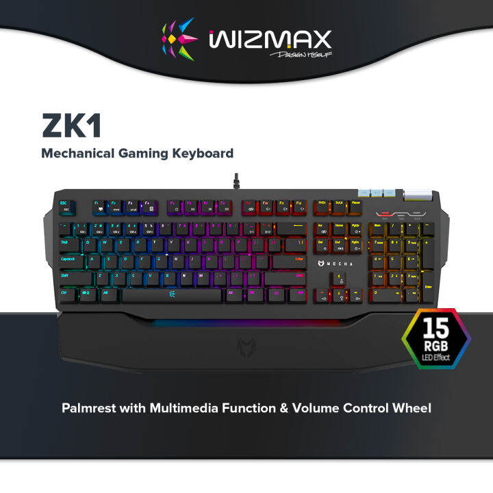 Mecha ZK1 Gaming Mechanical Keyboard | Lazada PH