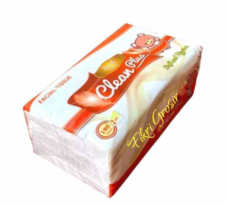 Clean Plus Facial Tissue [180 Sheet/2 Ply] | Lazada Indonesia