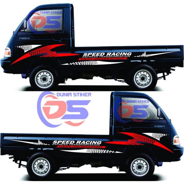 Stiker Mobil Pick Up SPEED RACING Stiker Pick Up Colt T 120ss New Carry ...