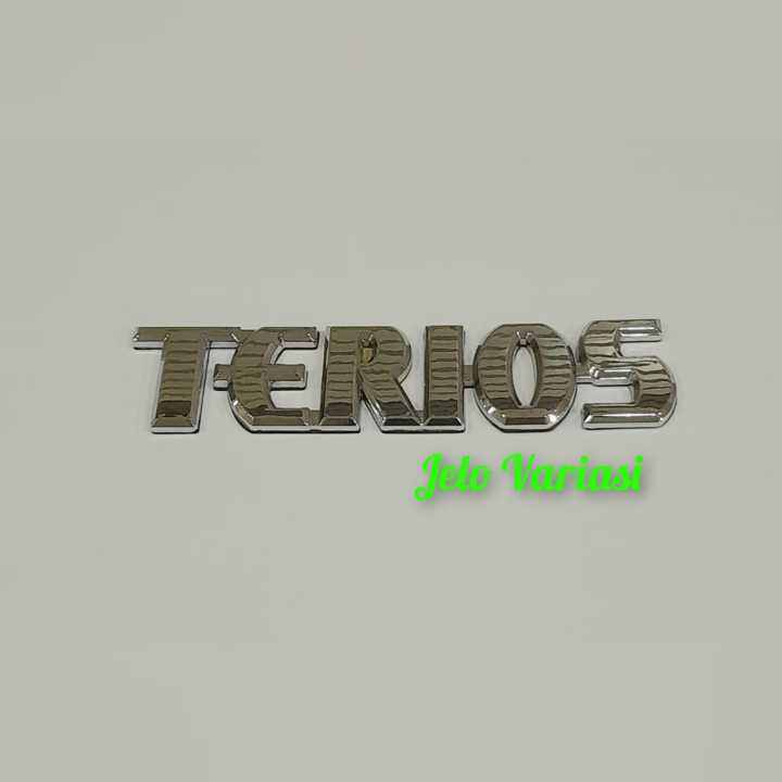 Emblem Tulisan Terios Chrome | Lazada Indonesia
