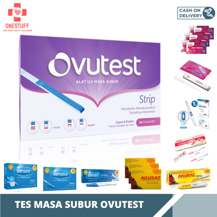 Ovutest Ovulation Test Kit Strip Alat Uji Kesuburan Wanita LH | Lazada ...