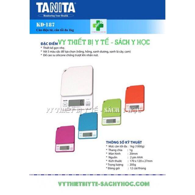 Cân Tiểu Li 1Kg - Tanita Kd187 | Lazada.vn