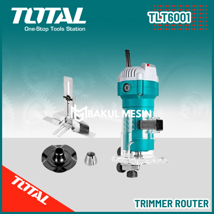 TOTAL TLT6001 mesin profil kayu trimmer router | Lazada Indonesia