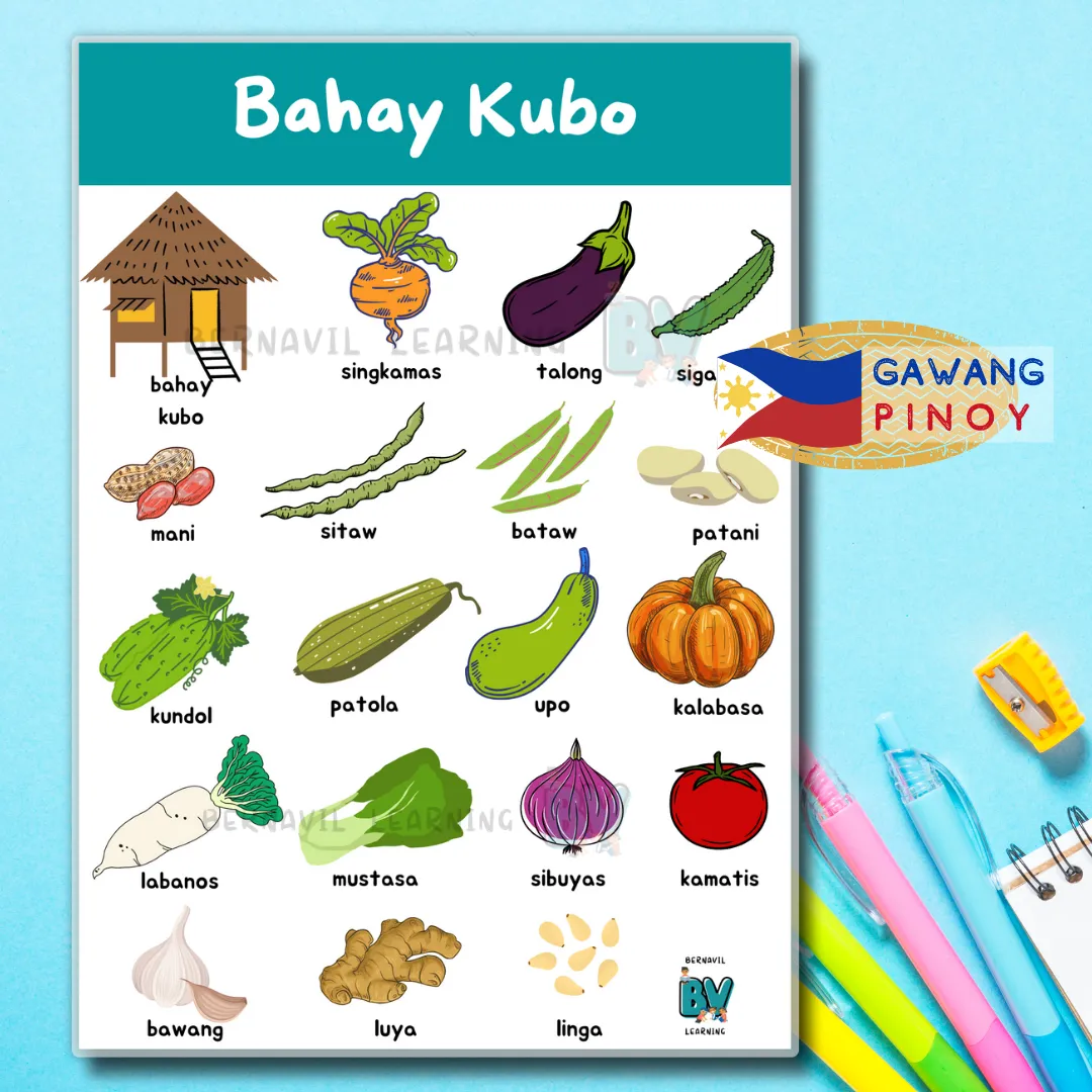 Bahay Kubo Vegetables 18 Cards Flashcards Tagalog, 57% OFF Bahay Kubo Vegetables 18 Cards Flashcards Tagalog, 57% OFF