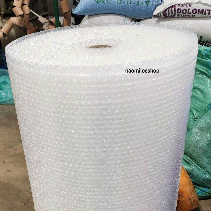 bubble wrap PUTIH rol 50 m x 30cm gulungan roll bubble gelembung ...