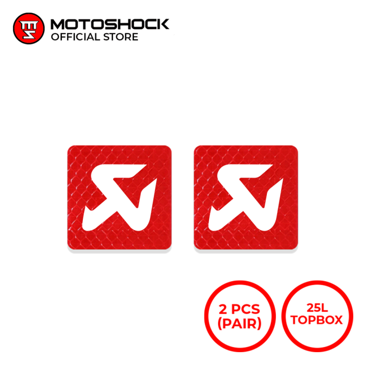 Akrapovic Design for Alloy TopBox 25 Liters (PAIR) | Motorcycle ...