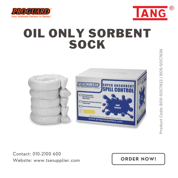 Chemical / Oil Only / Universal Sorbent Sock | Lazada