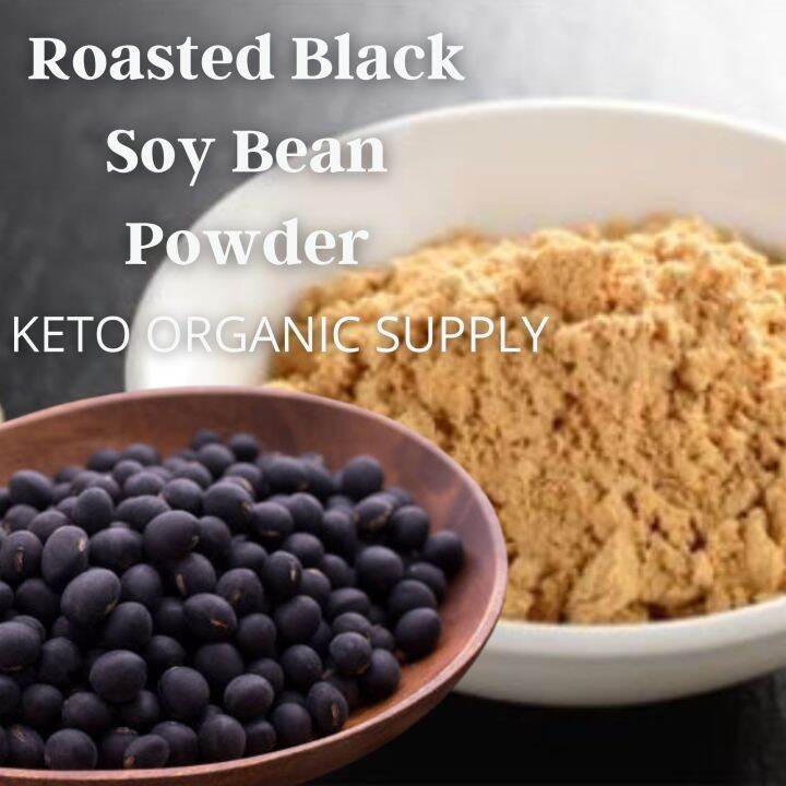 Black Soybean Powder 无糖纯熟黑豆粉🔥Sugar-Free Cooked Black Soybean Powder ...