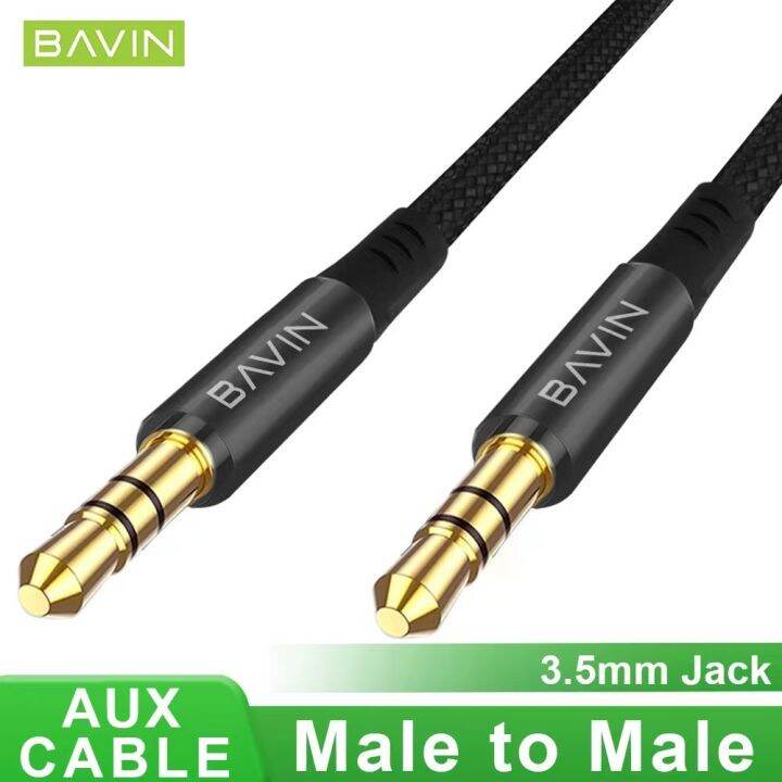 BAVIN Cable 3.5mm Jack Audio & 3.5mm Speaker Cable Car Stereo AUX16 for ...