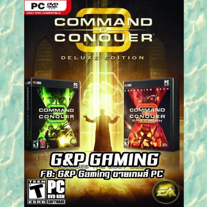 (GAME PC ️USB) [PC GAME] แผ่นเกมส์ Command & Conquer 3 Tiberium Wars + Kane's Wrath PC [ Best ...