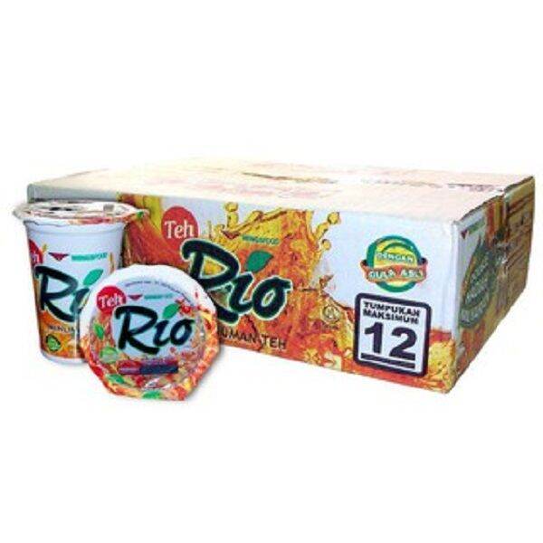 Teh Rio Cup Gula Batu Minuman 180 ml 1 Dus Isi 24 Cup | Lazada Indonesia