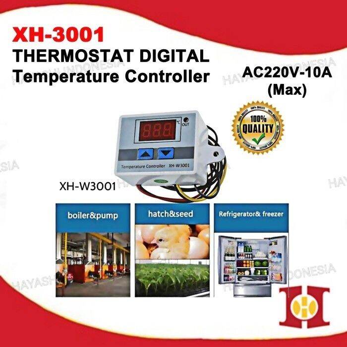 Thermostat Digital AC 220V Termostat Alat Pengatur Suhu W3001 | Lazada Indonesia