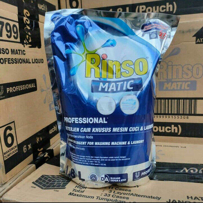 Rinso liquid Matic Profesional 1.8 L | Lazada Indonesia
