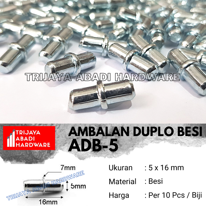 10 x Ambalan Duplo Besi ADB-5 / Pen Besi | Lazada Indonesia