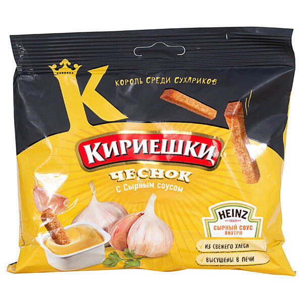 Кириешки со вкусом чеснока+соус | Lazada.co.th