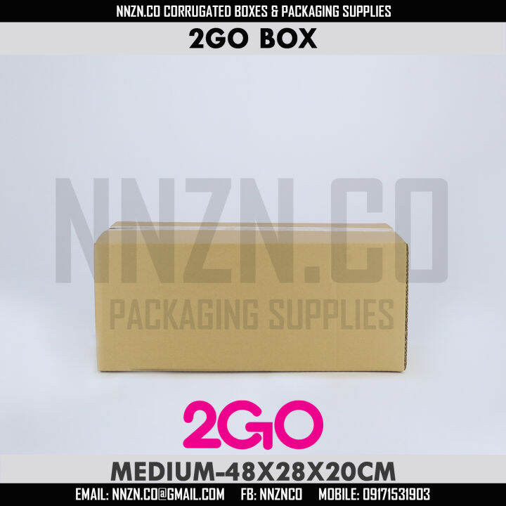 NNZN 2Go Express Size Corrugated Boxes Shipping Box Mailing Box ...