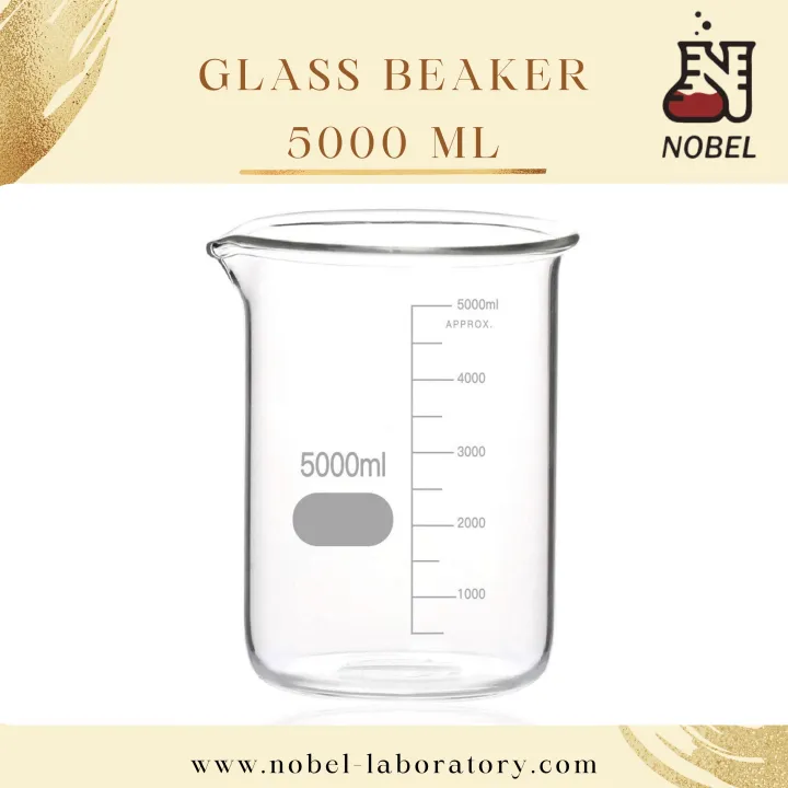 Ready Stock Glass Beaker/ Bikar Kaca/ Lab Beaker Borosilicate Glass ...
