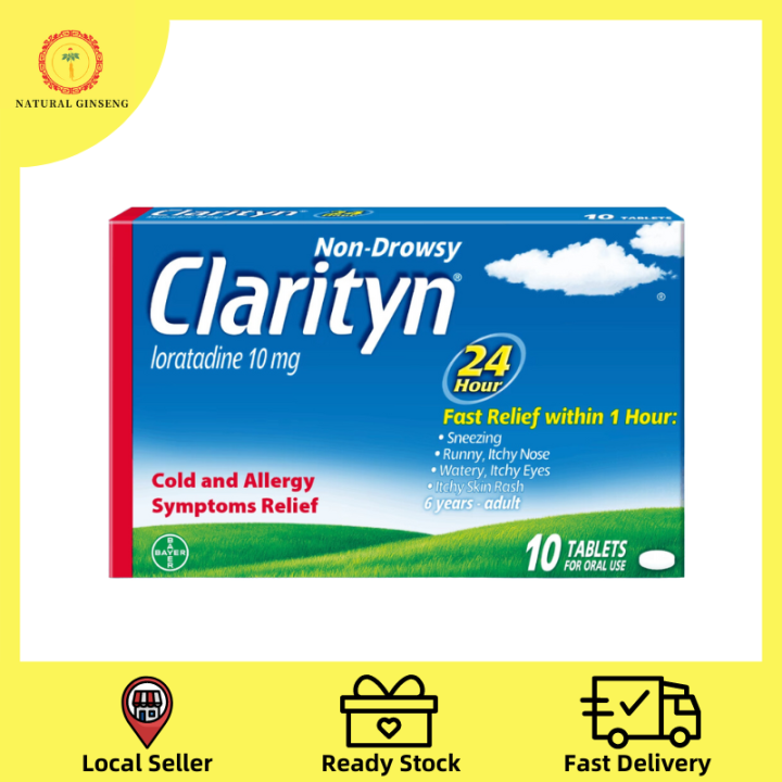 Clarityn Non-drowsy 24H Allergy Relief, 10 tablets | Lazada Singapore