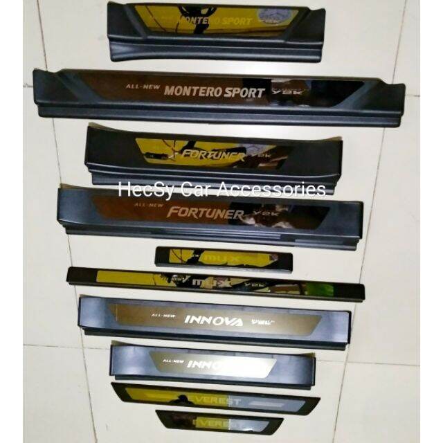 【READY STOCK】 Montero Innova Fortuner Mux Side StepSill Scuff Plate ...