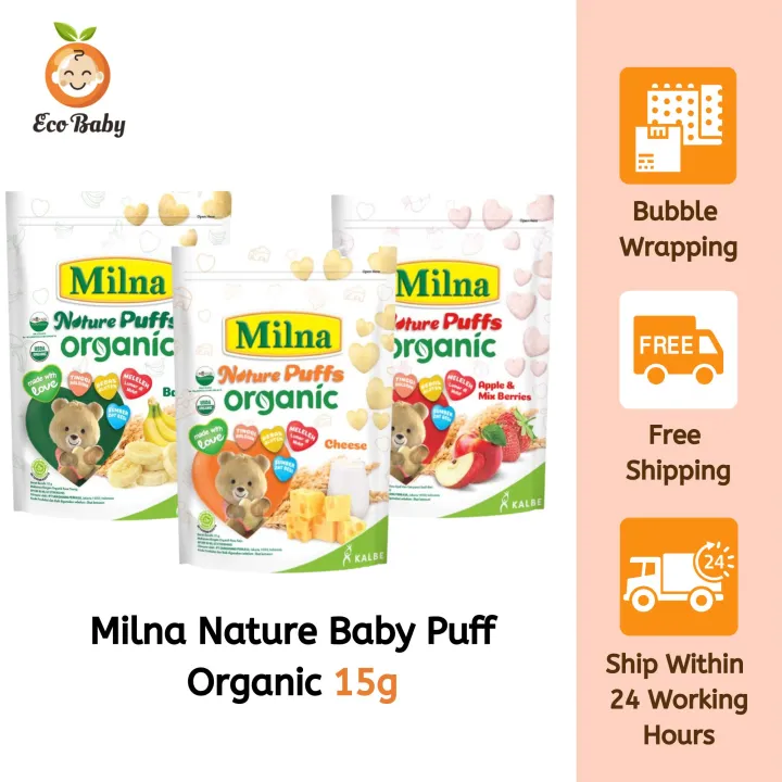 Milna Nature Puff Organic 15g | Lazada